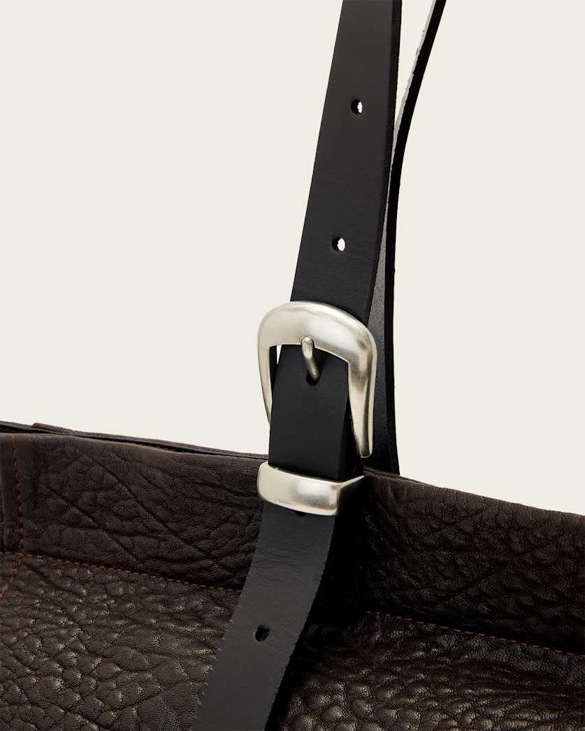Haven Leather Tote Bag Bitter Brown | ALLSAINTS US